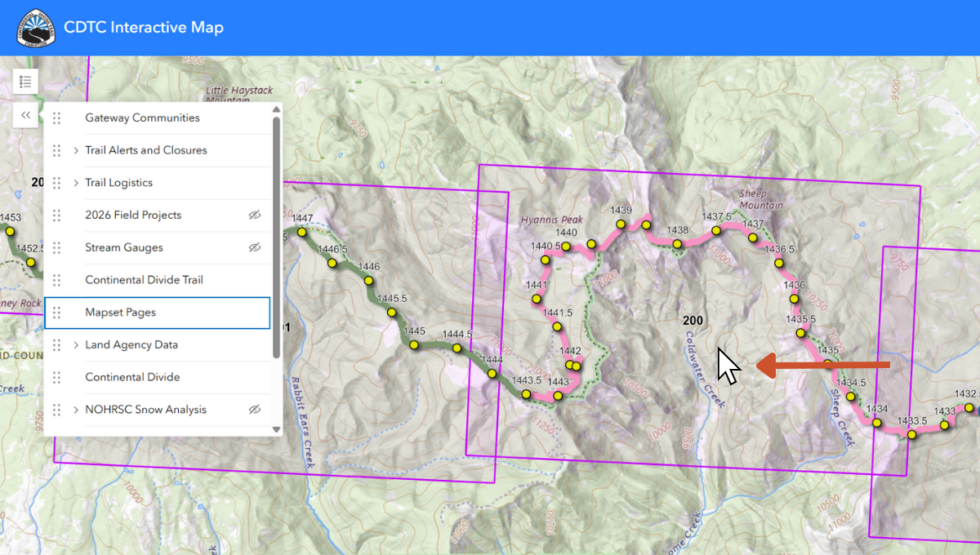Using the CDT Interactive Map: How to Download Free PDF Section Maps ...